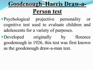 Tests for special menta & physical abilitieS | PPTX
