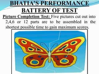 Tests for special menta & physical abilitieS | PPTX