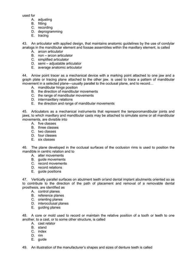 tests for the 4th year prosthetic dentistry exam.pdf