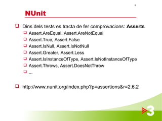 Tests nunit nunitforms | PPT