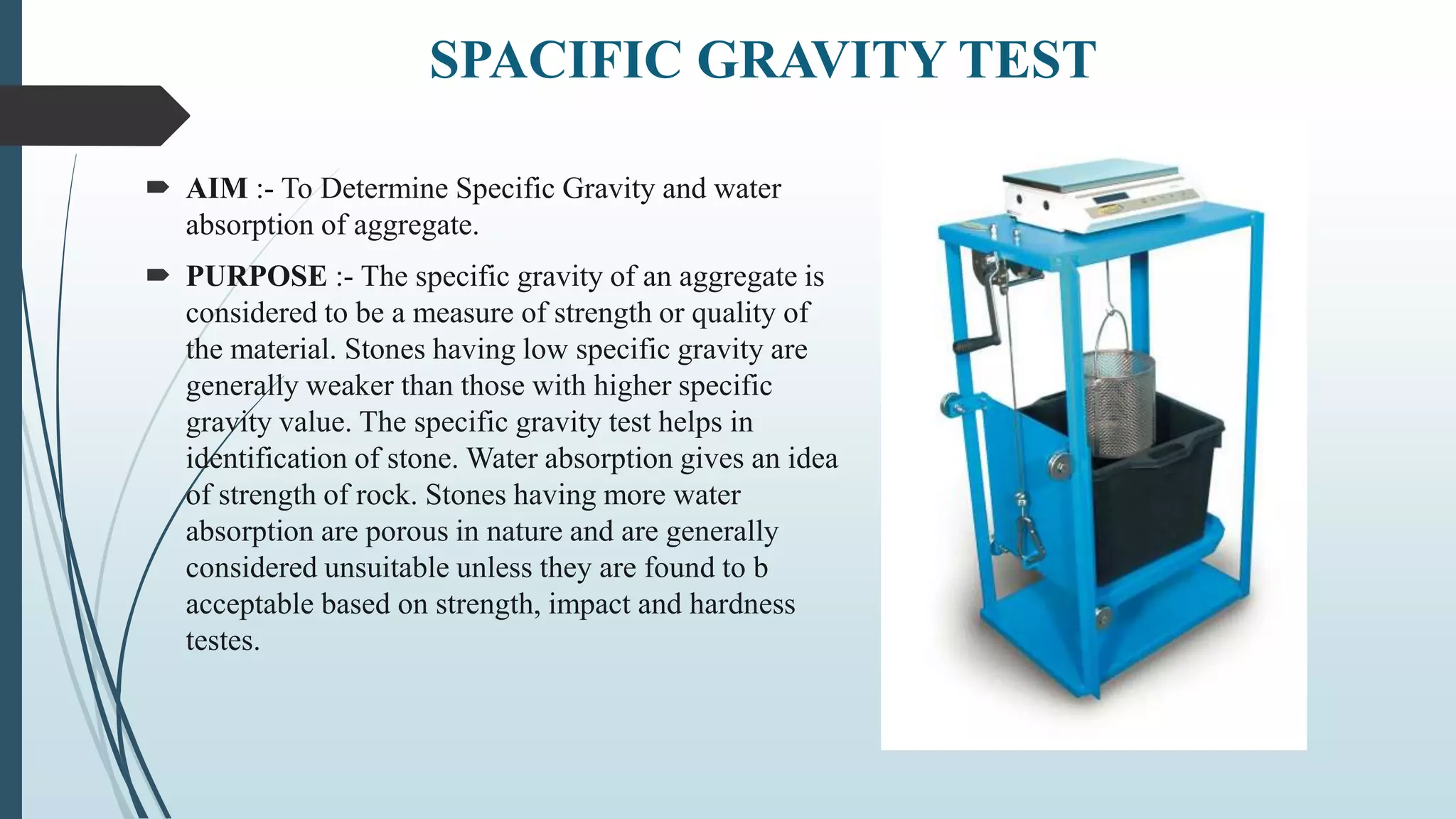 Tests of aggregates | PPTX