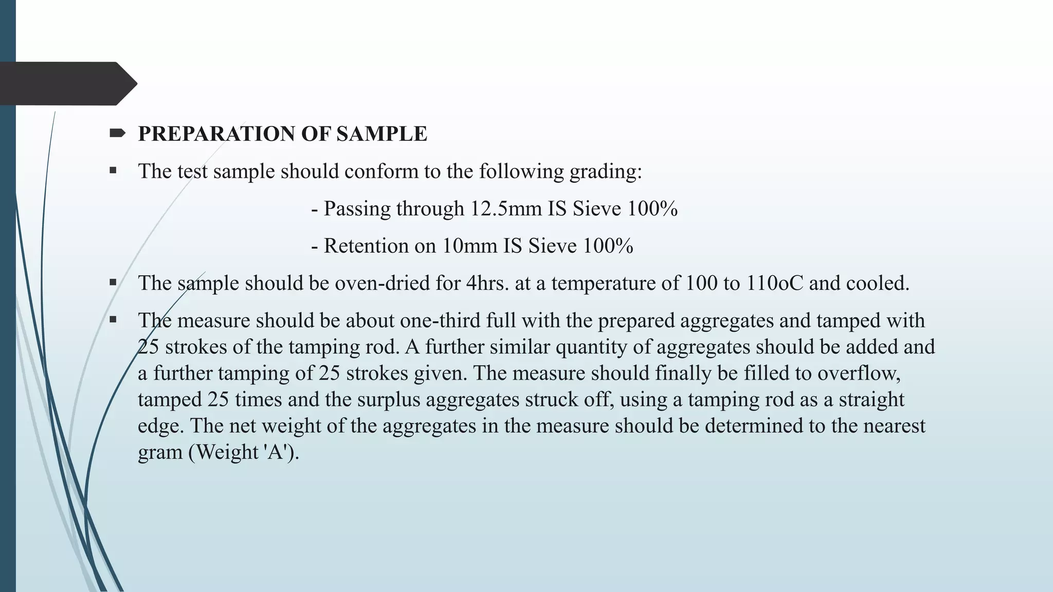 Tests of aggregates | PPTX