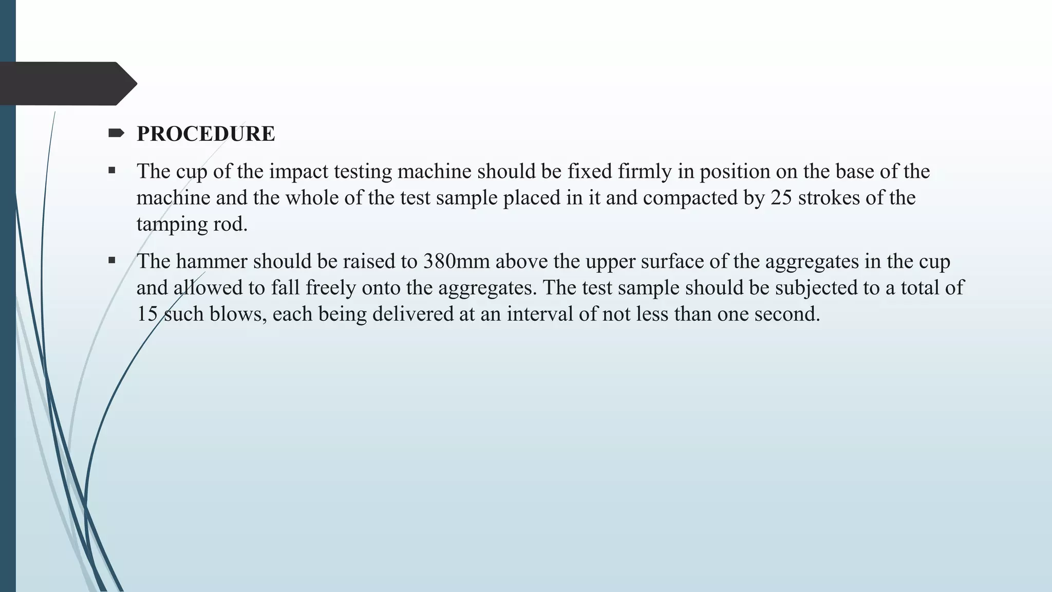 Tests of aggregates | PPTX