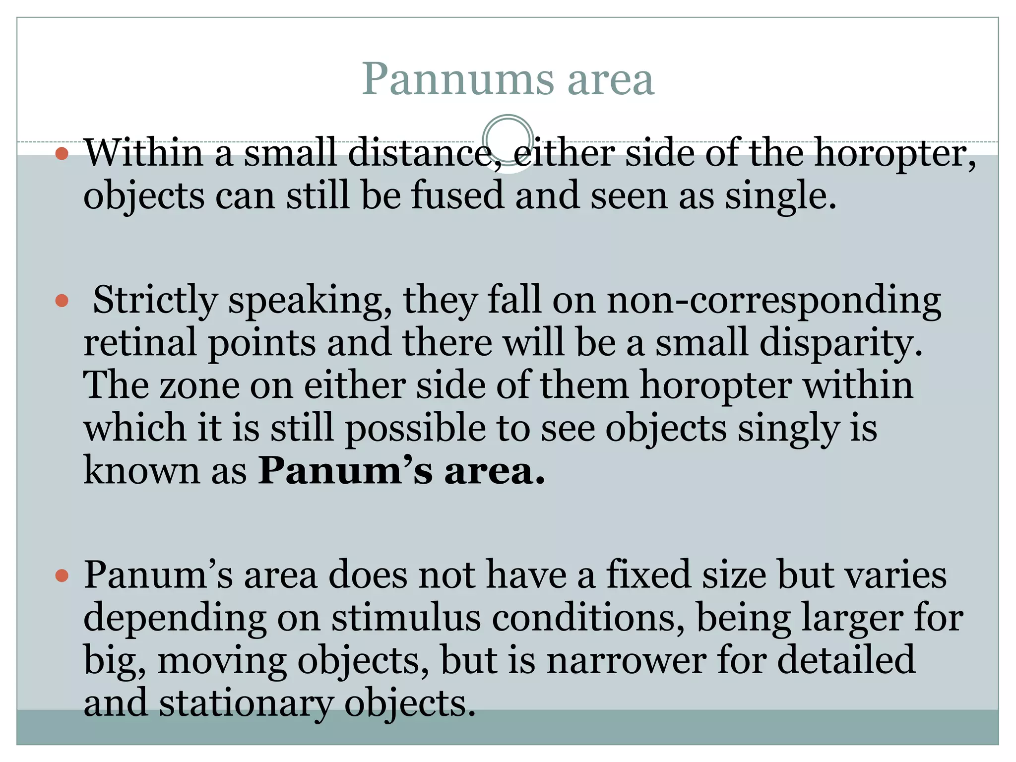 Tests of binocularity | PPTX