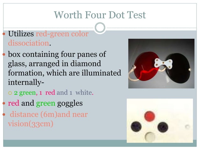 Tests of binocularity | PPTX