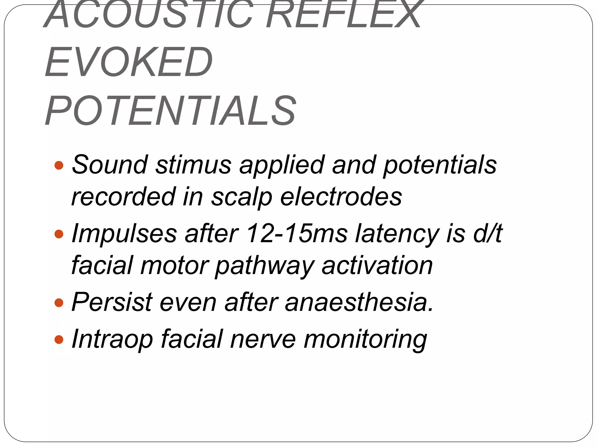 Tests of facial nerve | PPTX