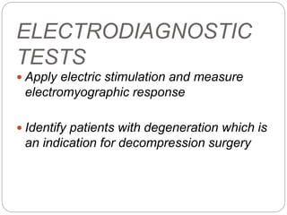 Tests of facial nerve | PPTX