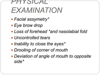 Tests of facial nerve | PPTX