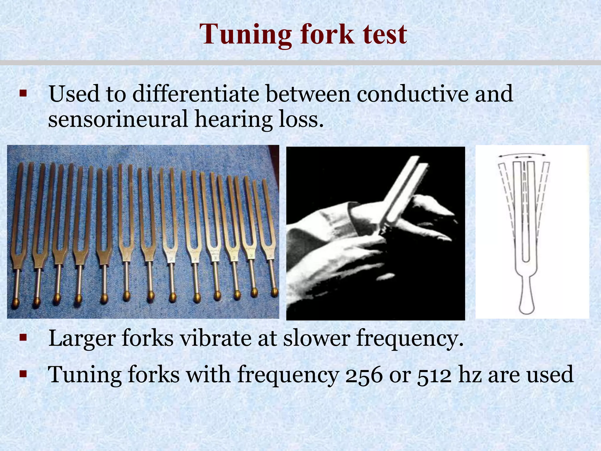 Tests of hearing | PPTX