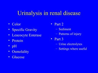 Tests of renal function 3 | PPT