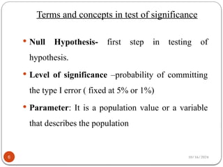 Tests of Significance.pptx powerpoint presentation | PPTX
