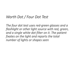 Tests of suppression | PPTX