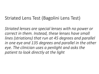 Tests of suppression | PPTX