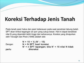 Test soil spt-ang-2009 | PPT