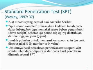 Test soil spt-ang-2009 | PPT