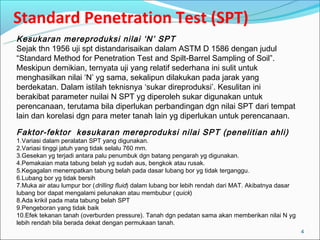 Test soil spt-ang-2009 | PPT