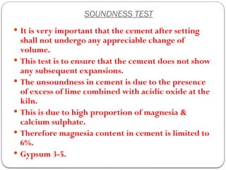testsoncement-160131205015.pptx in architecture | PPTX