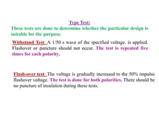 Tests on insulators.pptx