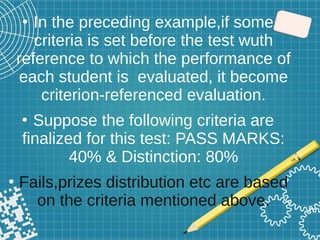 Norm & Criterion referenced tests | PDF