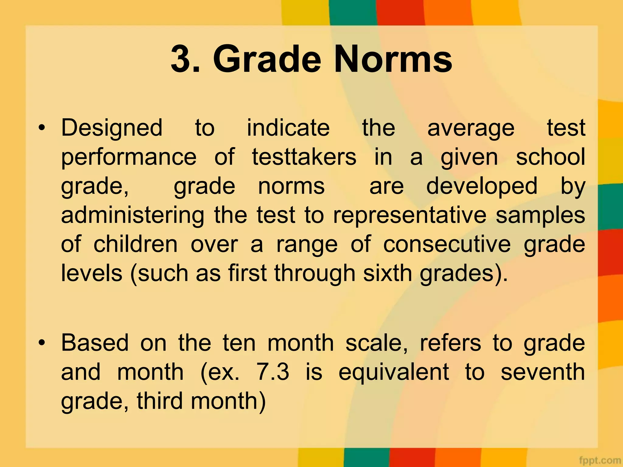 Test standardization and norming | PDF