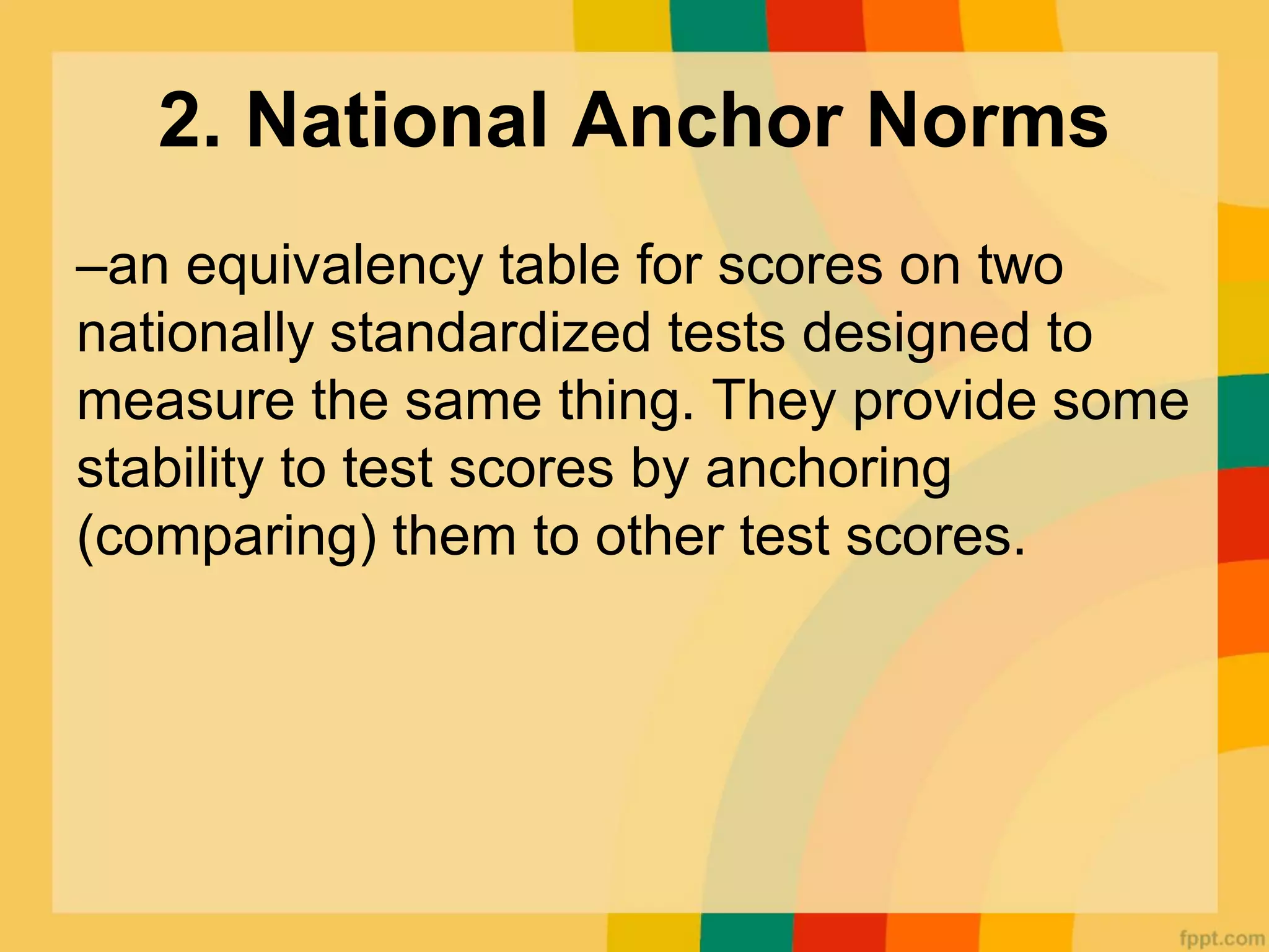 Test standardization and norming | PDF