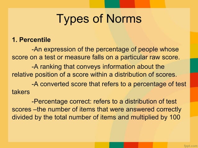 Test standardization and norming | PDF