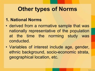 Test standardization and norming | PDF