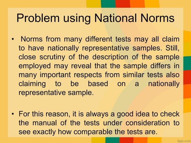 Test standardization and norming | PDF