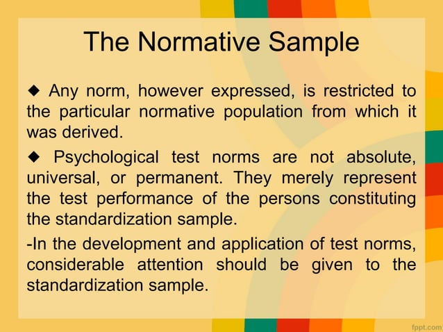 Test standardization and norming | PDF