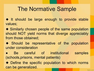 Test standardization and norming | PDF