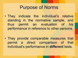 Test standardization and norming | PDF