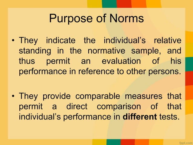 Test standardization and norming | PDF