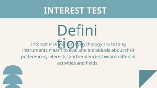 types of tests in psychological assessment | PPTX