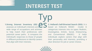 types of tests in psychological assessment | PPTX