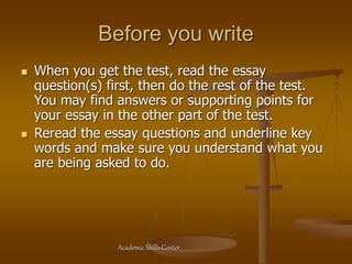 Test taking | PPT