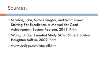 Test taking preparation skills | PDF | Educational Assessment | Education