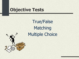 Multiple Choice Test Taking Techniques