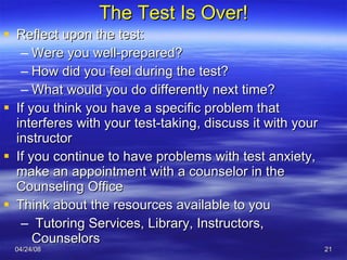 Test Taking Techniques | PPT
