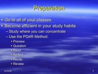 Test Taking Techniques | PPT