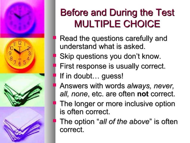 Test taking skills | PPT