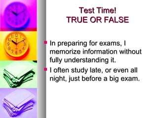 Test taking skills | PPT