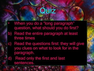 Test Taking Skills And Strategies 08 | PPT