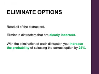 Test Taking Strategies | PPT
