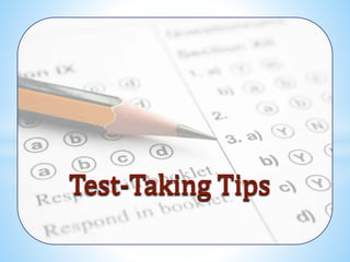 Test Taking Tips | PPTX