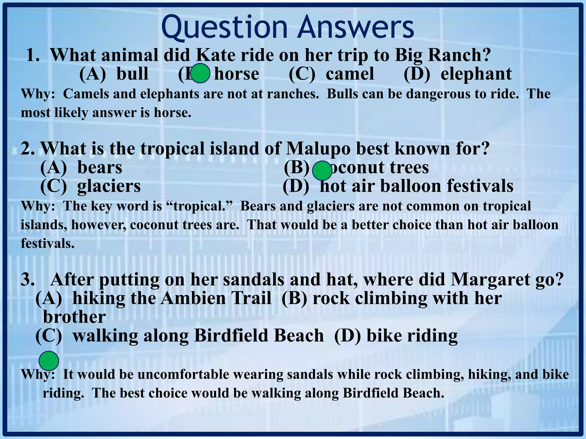 Test taking strategies ERB standardized test | PPT