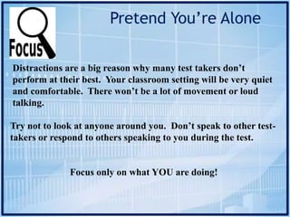 Test taking strategies ERB standardized test | PPT