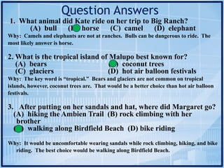 Test taking strategies erbs | PDF