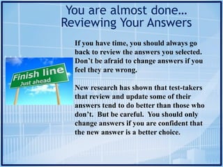 Test taking strategies erbs | PDF