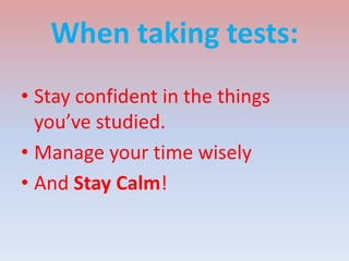 Test taking strategies pptkay | PPTX | Standardized Testing ...