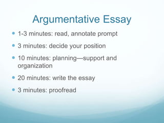 Test Taking Tips for the AP English Language Exam | PPT